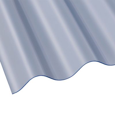 Plaque polyester Eco petites ondes translucide - 300 x 92 cm (vendue à ...