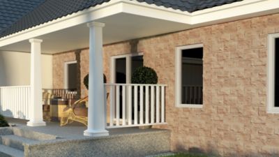 Plaquette de parement béton Roma (vendue au carton) | Castorama