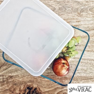 Plat rectangulaire 2.6l verre + couvercle plastique Pyrex 243P000/5046