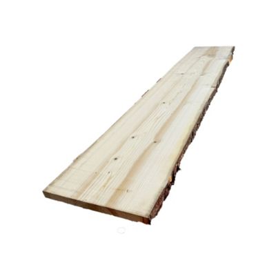 Plateau de table Sapin massif bords naturels flacheux L.200 x l.30-38 ...