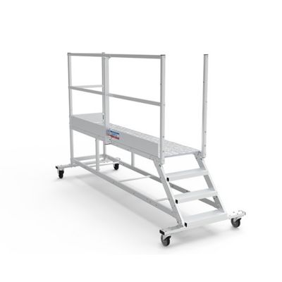 Plateforme roulante 3 marches - Hauteur max. de travail 2.60m - PTF2503G-RS
