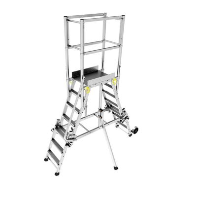 Plateforme télescopique double accès - Hauteur de travail max. 3.76m ...