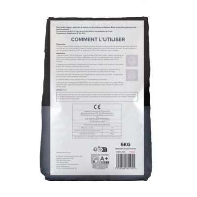 Platre fin prise rapide sac 5Kg Volden