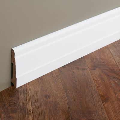 Plinthe MDF Blanc art déco GoodHome 220 x 10 cm Décor 10 (vendue à la ...