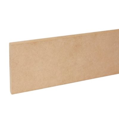 Plinthe MDF brut 243 x 15 cm, ép.12 mm