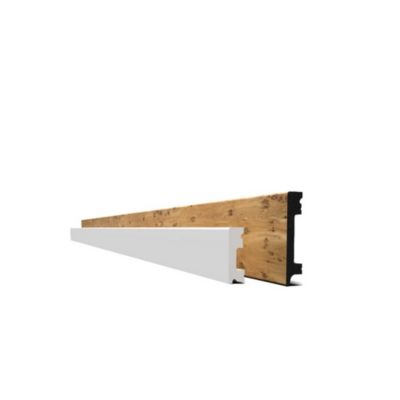 Plinthe Selit 2m x 5 cm noir (vendue à la pièce) | Castorama