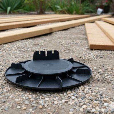 plot pour terrasse bois réglable - - VERINDAL Unité