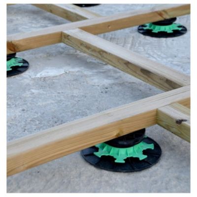 Plot terrasse bois réglable 40 à 60 mm - JOUPLAST - A l'unite