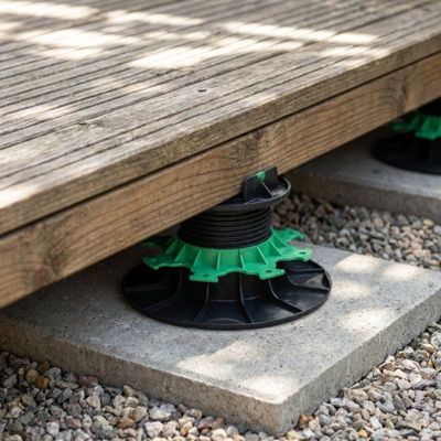 Plot terrasse bois réglable 50 à 80 mm - JOUPLAST - Carton de 60 plots