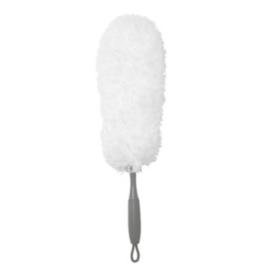 Plumeau microfibre blanc L.61 x Ø4 cm