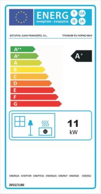 Poêle à bois d'angle Juan Panadero R2, Four max. 11 kW / Haute ...
