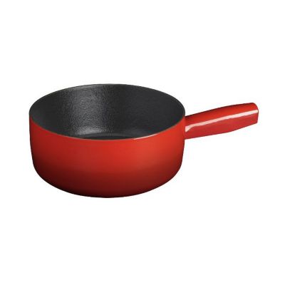 Poêlon savoyard en fonte émaillée 20cm rubis Invicta PUV102900 ambiance
