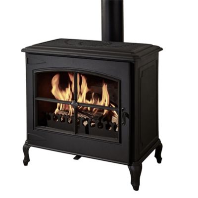 Poêle à bois en fonte Invicta Rustica 10kW 120m² | Castorama