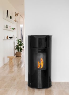 Poêle à granulés Aduro P1.3 noir 8 kW | Castorama