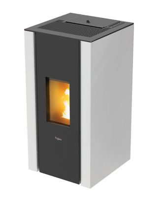 Poêle à pellet Pegaso Elane blanc 8.6 kW