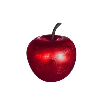 Pomme décorative design Rouge Diam. 16 - HOMEA - Objet déco Rouge Rouge