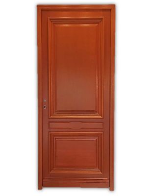 Porte D'entrée Bois Pleine Safran, H215 X L90 Cm Côte Tableau P.droit ...