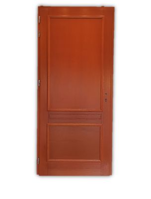 Porte D'entrée Bois Pleine Safran, H215 X L90 Cm Côte Tableau P.droit ...