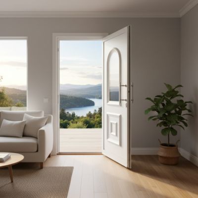Porte en PVC 1436 VENCO Blanc RAL 9016