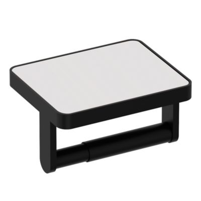 Porte papier toilette haut-de-gamme en laiton SDLTPH, Série LINEAR noire mate | Castorama