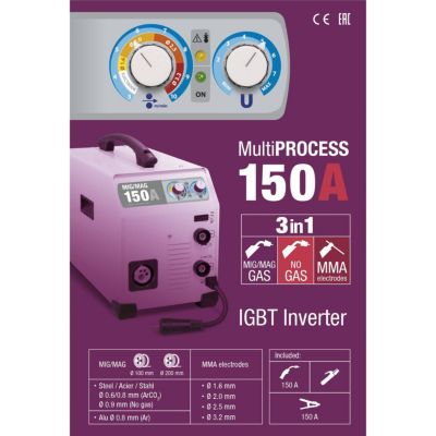 Poste à souder semi-automatique MIG/MAG Inverter EASYMIG 150 032248 ...