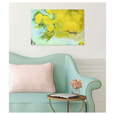 Poster intissé YELLOW PIGMENTS 60 x 40 cm - Décoration intérieure HD ...