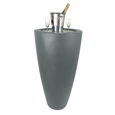 Pot conique 3 en 1pot de fleurs- mange debout-seau a champagne dessus ...
