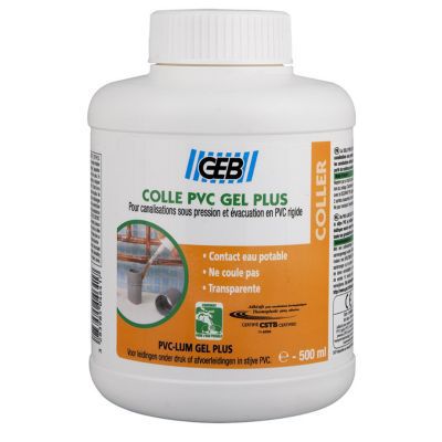 Pot de colle PVC 500 ml avec pinceau