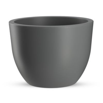 Pot de fleurs de jardin KADAX 30 cm, gris mat