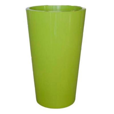 Pot rond plastique Euro3Plast Tuit vers anis Ø40 x h.75 cm
