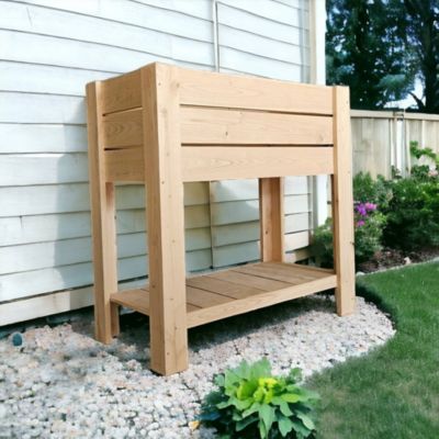 Potager Haut Châtaignier 80 x 40 Ht 80 cm | Castorama