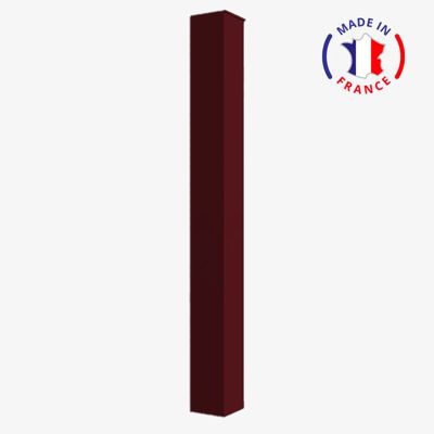 Poteau support aluminium sur platine H1300 mm Dimension poteaux 150 mm ...