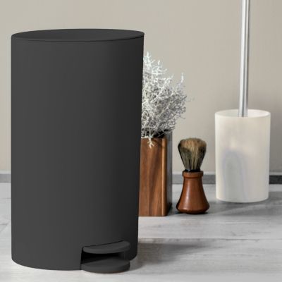Poubelle De Salle De Bain Noire
