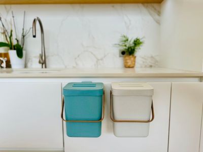 Poubelle de table seau à compost BODEN Bleu 5L