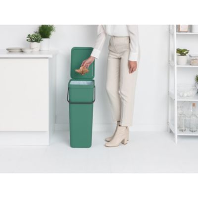 Poubelle de tri Brabantia Sort & Go 40 L vert