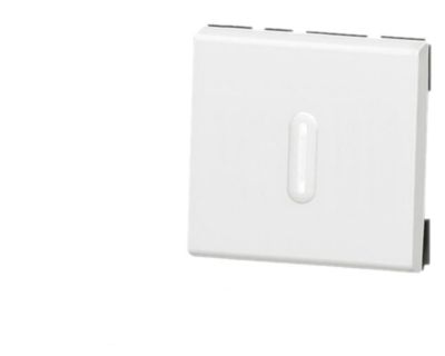 Poussoir lumineux 2 modules Legrand Mosaic composable