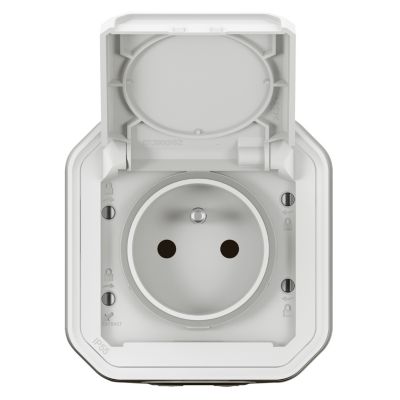 Prise Legrand Plexo blanc à griffes 220V