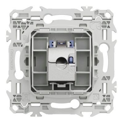 Prise RJ45, Cat6 STP grade 2TV min à grade 3TV, blanc craie, Odace