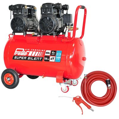 PRODIF Pack Compresseur Super Silent SIL1003 100L 3CV + Tuyau 10m ...