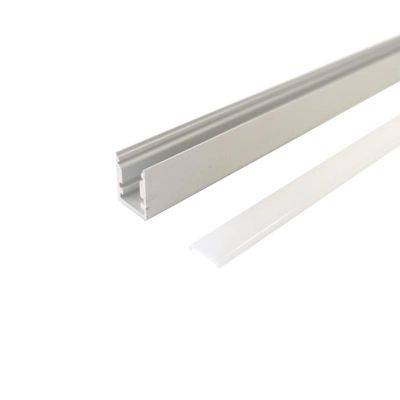 Profilé Aluminium 2m pour Ruban LED - Cache Opaque - SILAMP