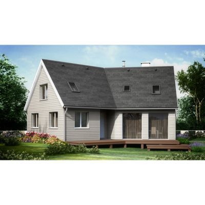 Profil de finition en U bardage pvc Vilo gris - L.3,00 m | Castorama