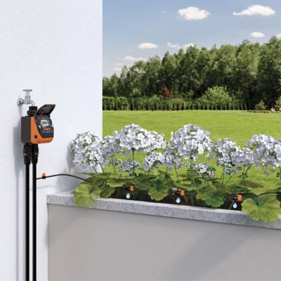 Programmateur d'arrosage électronique à deux lignes Aquadue Duplo Claber