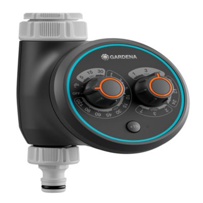 Programmateur d'arrosage Gardena Easyplus avec 2 boutons rotatifs