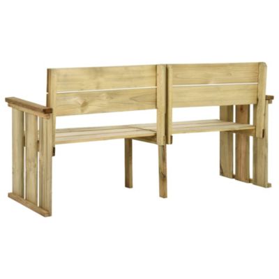 Prolenta Premium - Banc de jardin 172 cm bois de pin imprégné