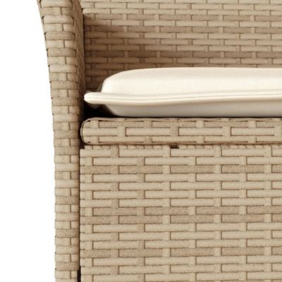 Prolenta Premium - Ensemble à manger de jardin et coussins 11pcs beige ...