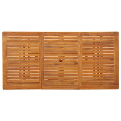 Prolenta Premium - Table à dîner de jardin 180x90x75 cm Bois d'acacia ...