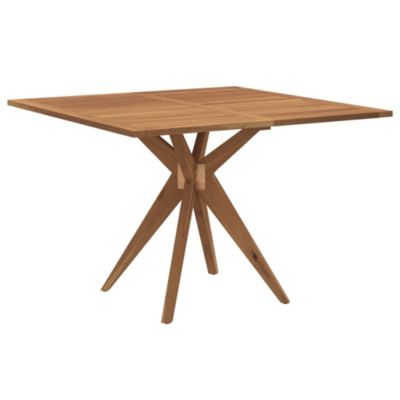 Prolenta Premium - Table de jardin carrée 110x110x75 cm bois d'acacia ...