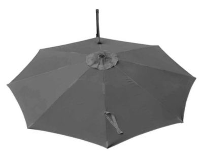 PROLOISIRS Toile Parasol Mat Déporté NH 350/8 Polyester 210gr SD - Gris
