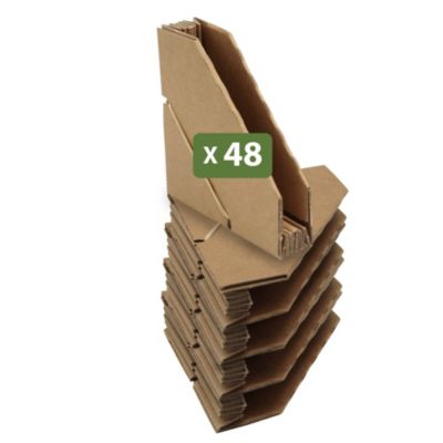 Protection d'angles extensibles en carton 12 x 12 cm