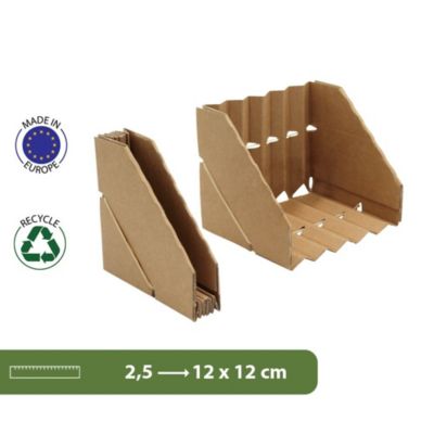 Protection d'angles extensibles en carton 12 x 12 cm